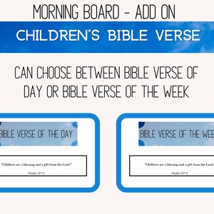 Children's Bible Verse | Kid's Bible Verse of the Day | Morning Board ...
