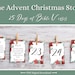 Christmas Story Advent Calendar Cards: 25 Days of Bible Scripture (NIV ...