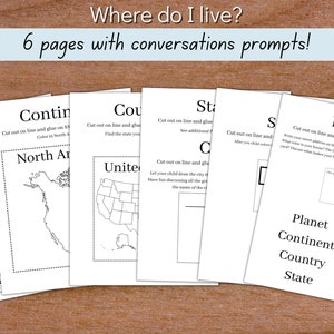 Where Do I Live? | Where I Live Activity | Learn Your Address | Where ...