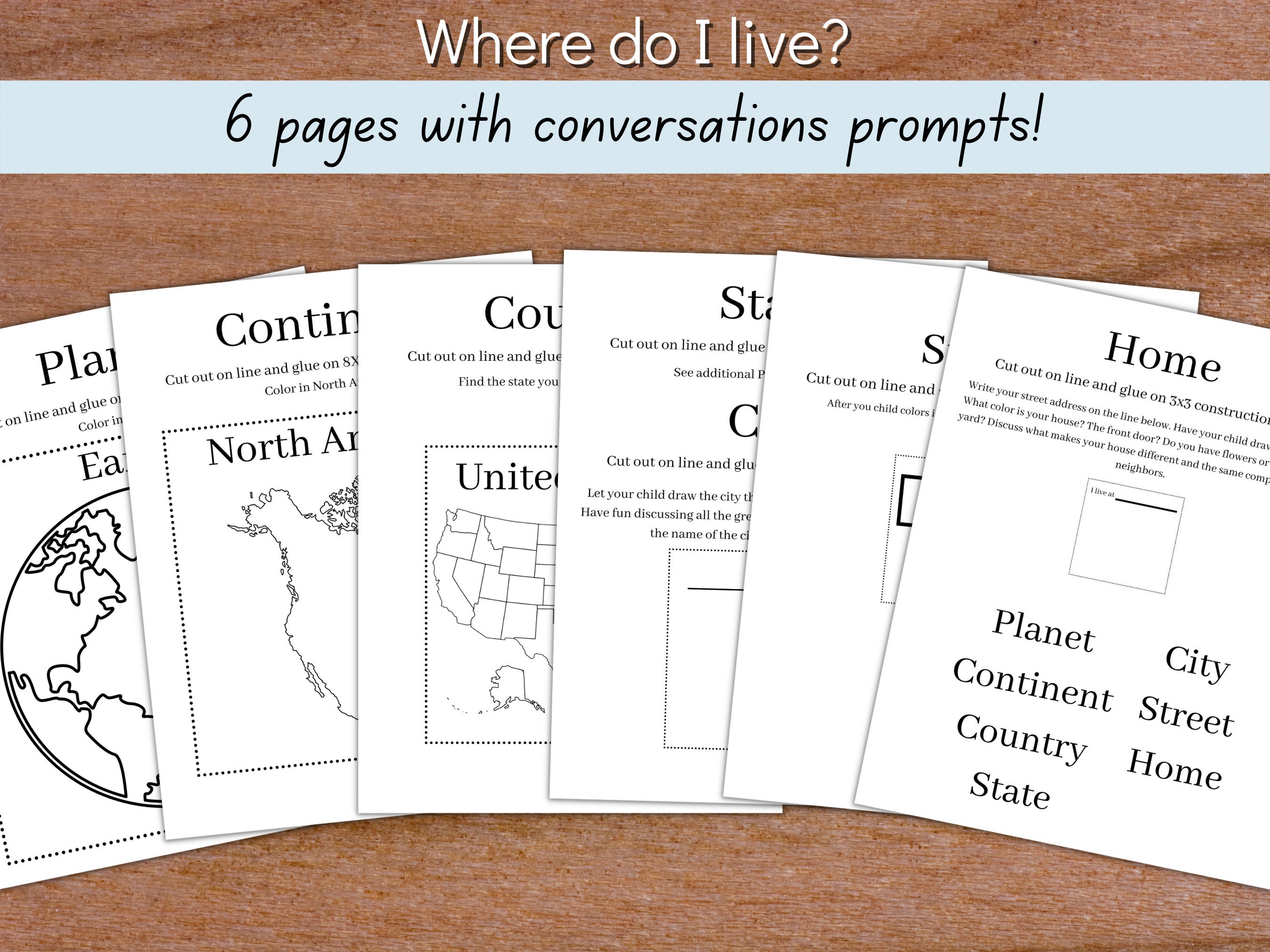 Where Do I Live? | Where I Live Activity | Learn Your Address | Where ...