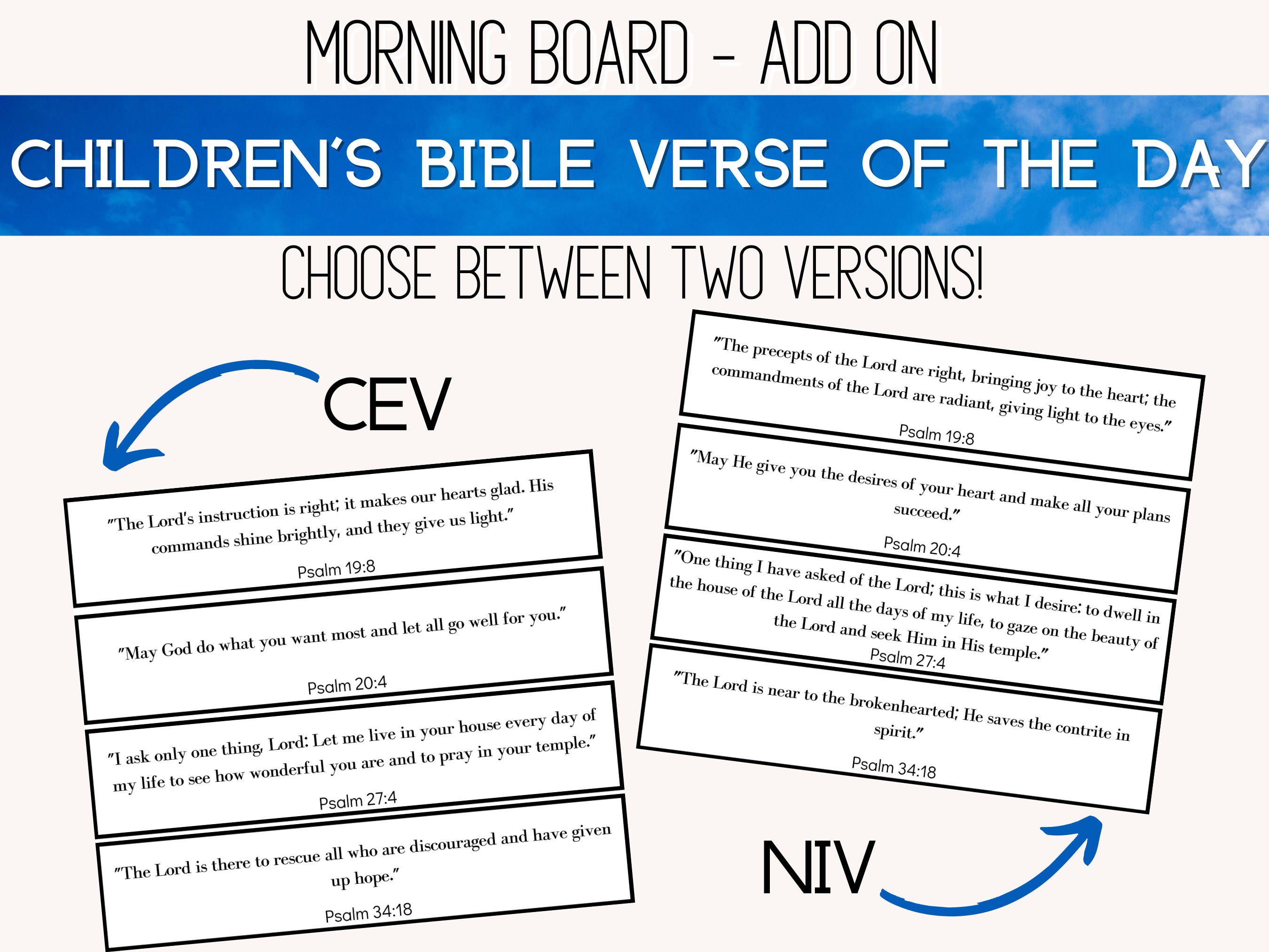 Children's Bible Verse | Kid's Bible Verse of the Day | Morning Board ...