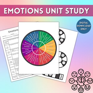Emotions Unit Study | Preschool | Emotional Intelligence | Homeschool ...
