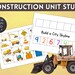 Construction Unit Study | Preschool | Construction Vehicle | Homeschool ...