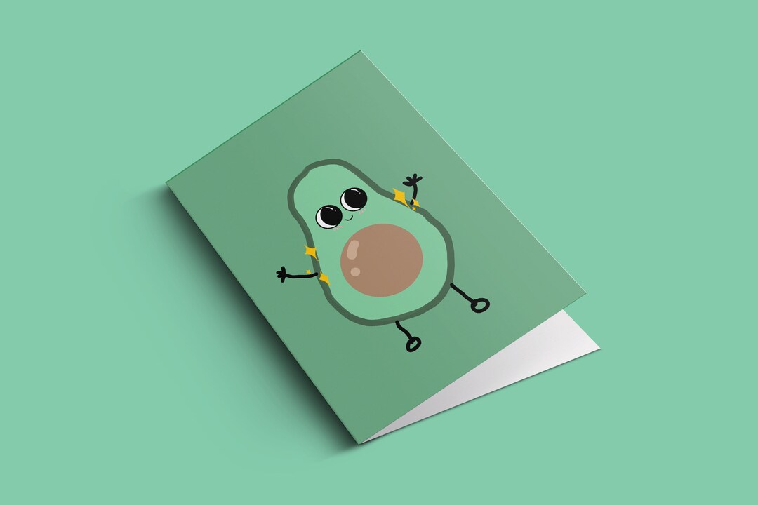 Avocado Birthday Cards (pack of 10) - Etsy
