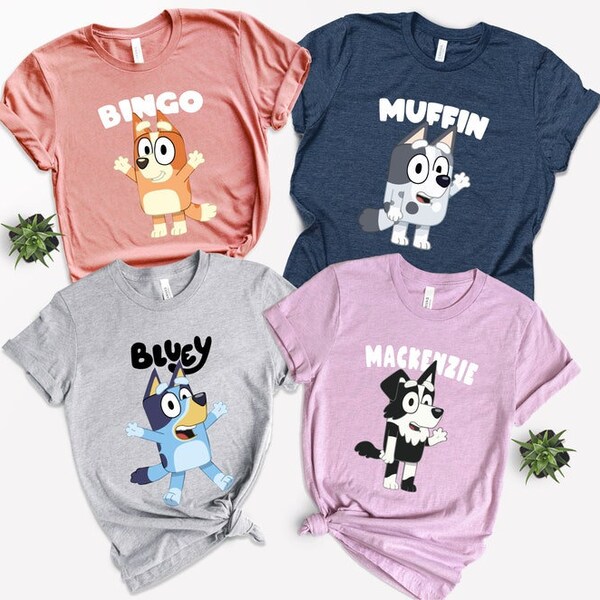 Bluey Matching Shirts - Etsy