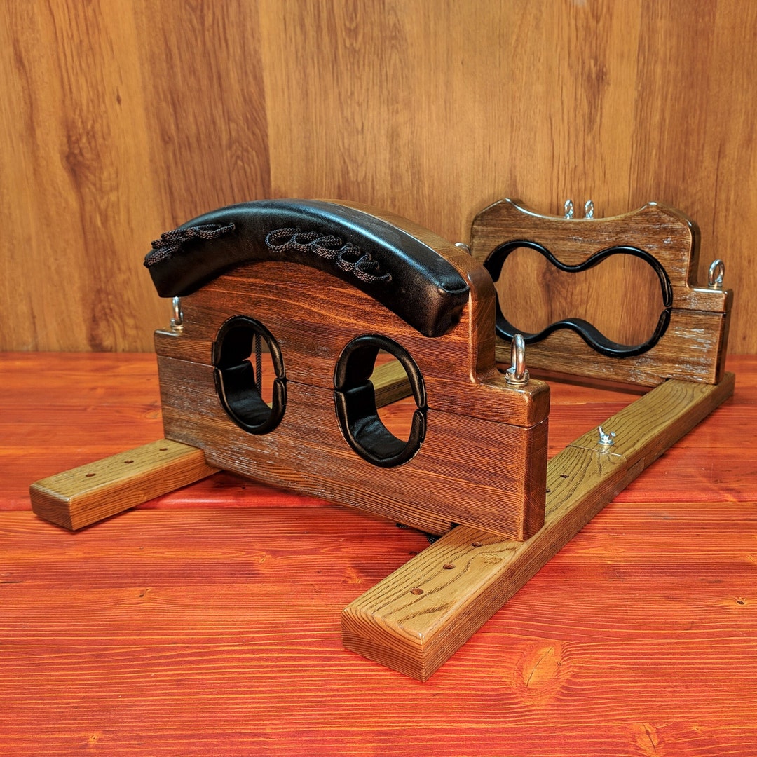 Double Tickling Stocks Bondage Stocks Bdsm Restraint Etsy Canada