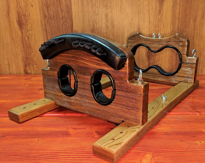 Double Tickling Stocks Bondage Stocks Bdsm Restraint Bdsm