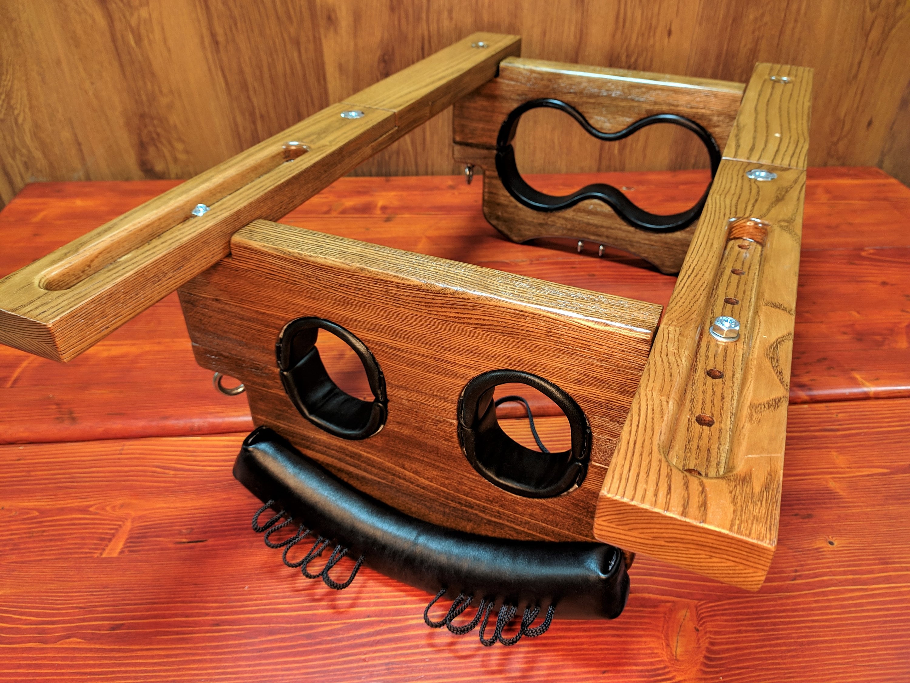 Double Tickling Stocks Bondage Stocks Bdsm Restraint Bdsm