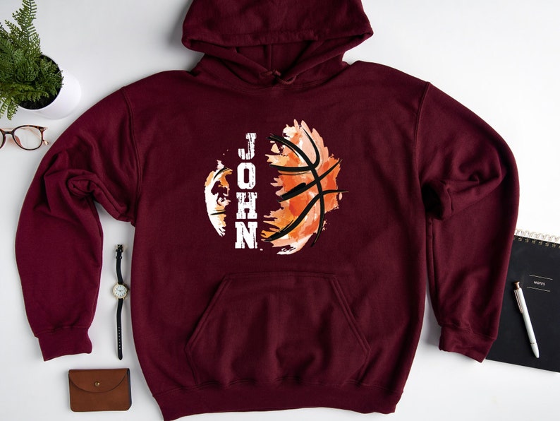 Personalized Basketball Hoodie Basketball Team Sweater - Etsy