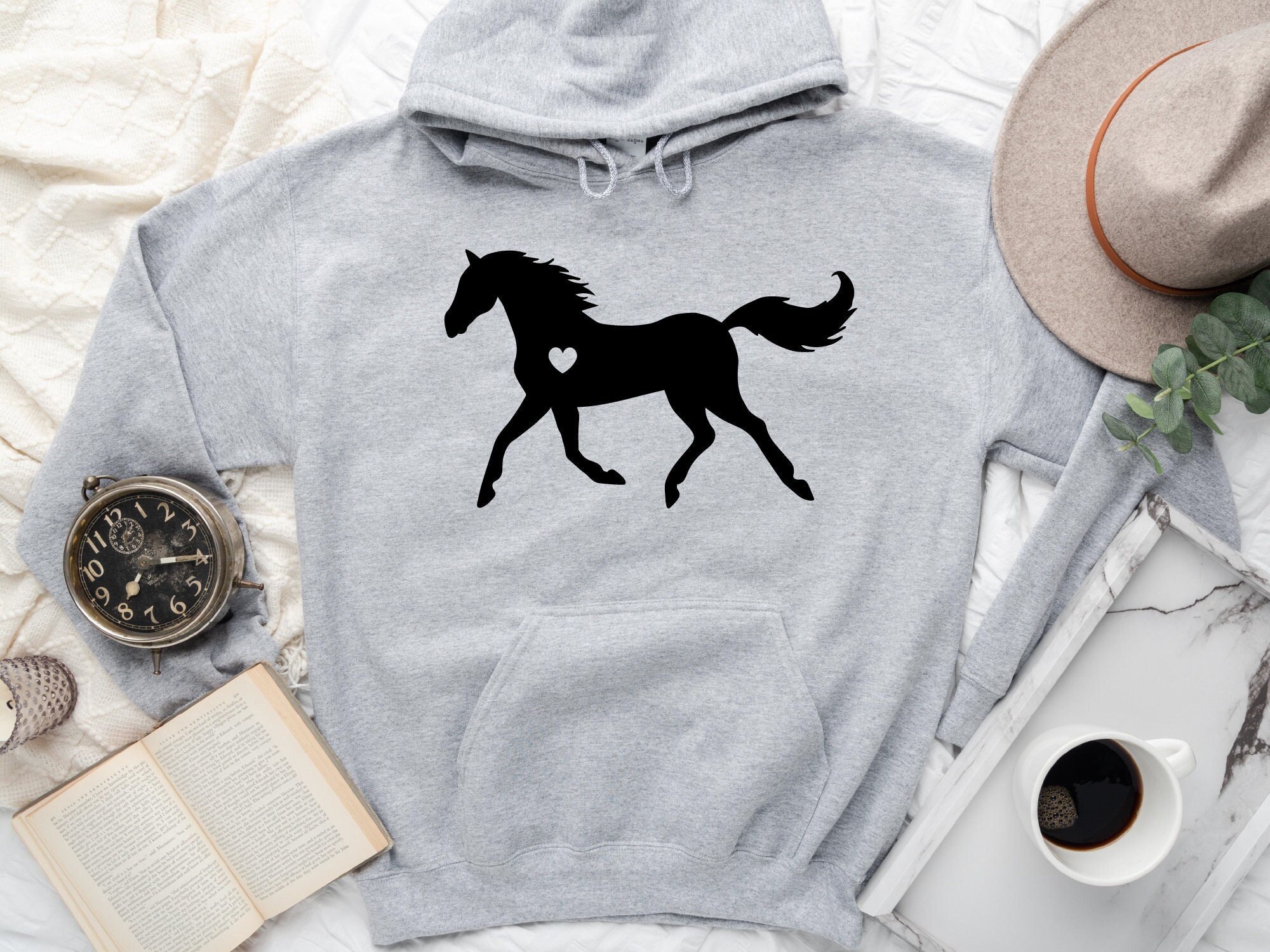 Horse Zip Hoodie - Etsy Horse Zip Hoodie - Etsy