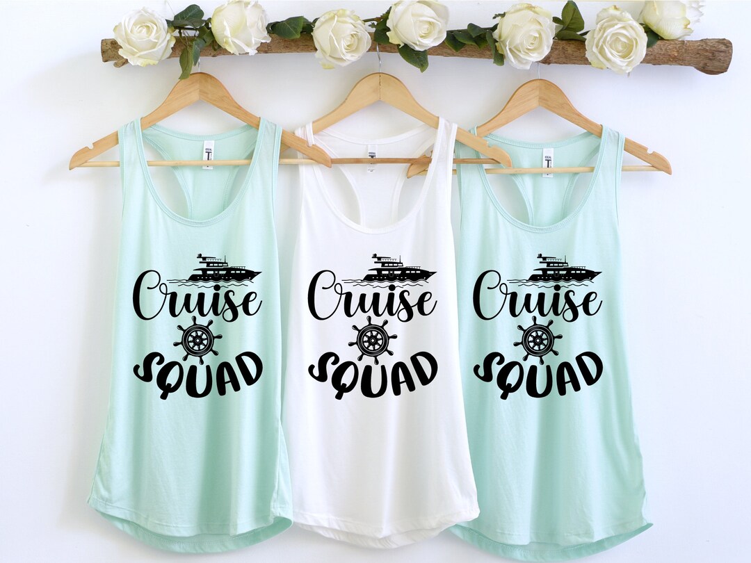 Cruise Squad Tank Top, Family Cruise Racerback Tank Top, Vacation Tank ...