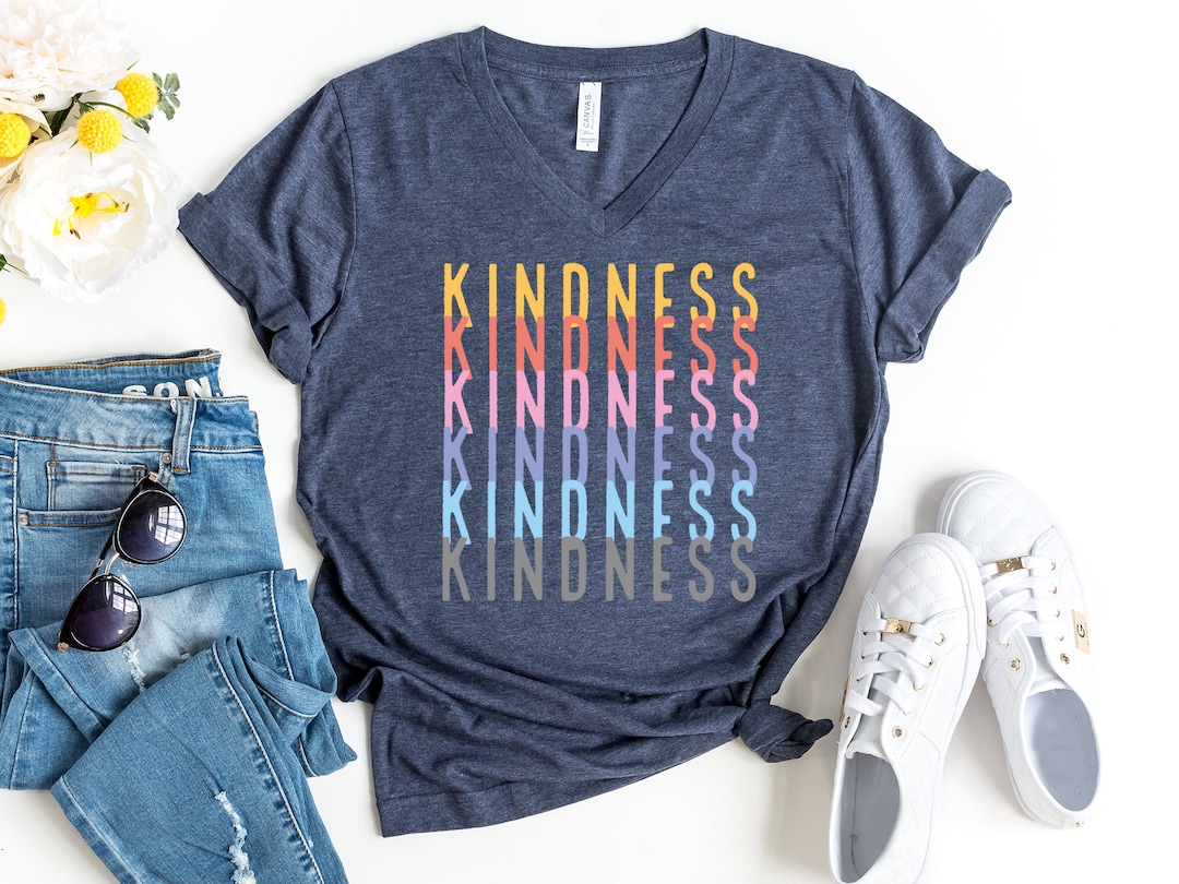 Retro Kindness Shirt, Kindness Matters Shirt, Motivational Shirt ...
