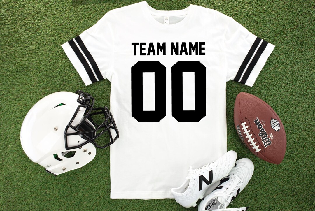 Custom Football Jersey Shirt | Personalized Name & Number Team Fan ...