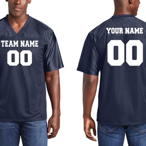 Custom Football Jersey With Name & Number High-performance Fabric for ...
