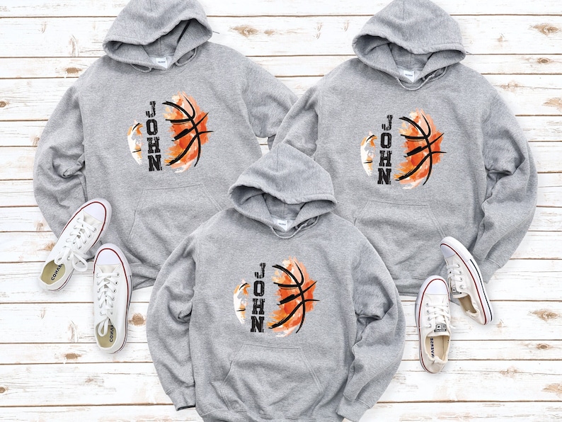 Personalized Basketball Hoodie, Basketball Team Sweater, Basketball ...