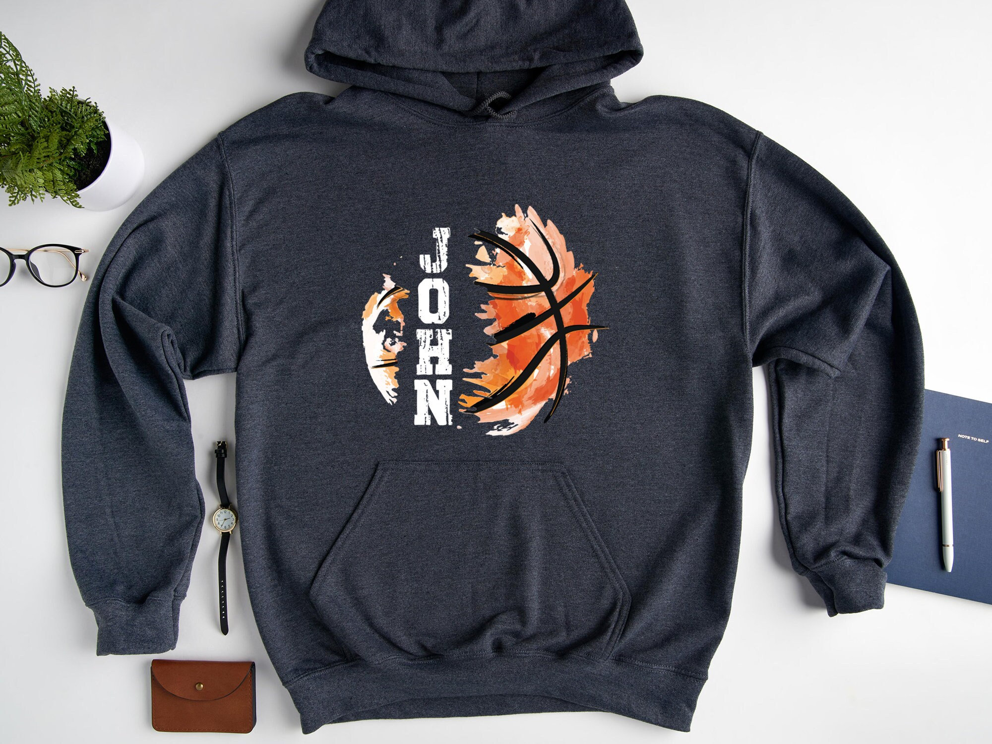 Personalized Basketball Hoodie, Basketball Team Sweater, Basketball ...