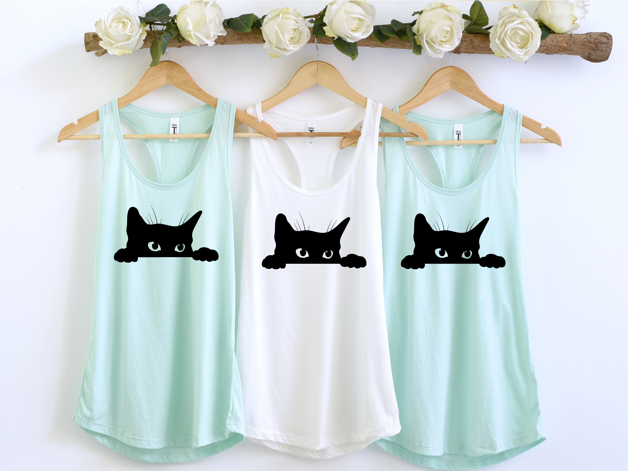 Cat Tank Top Cat Lover Tank Tops Gift for Cat Owner Pet - Etsy