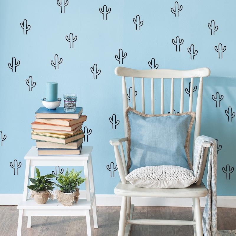 Cactus Wall Decal - Etsy