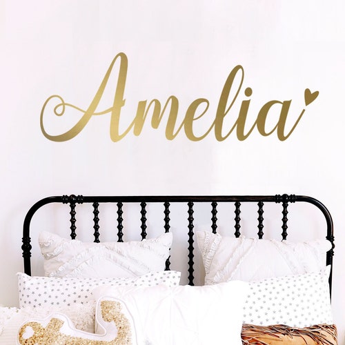 Personalized Girls Name Wall Decal Childrens Room Girls - Etsy