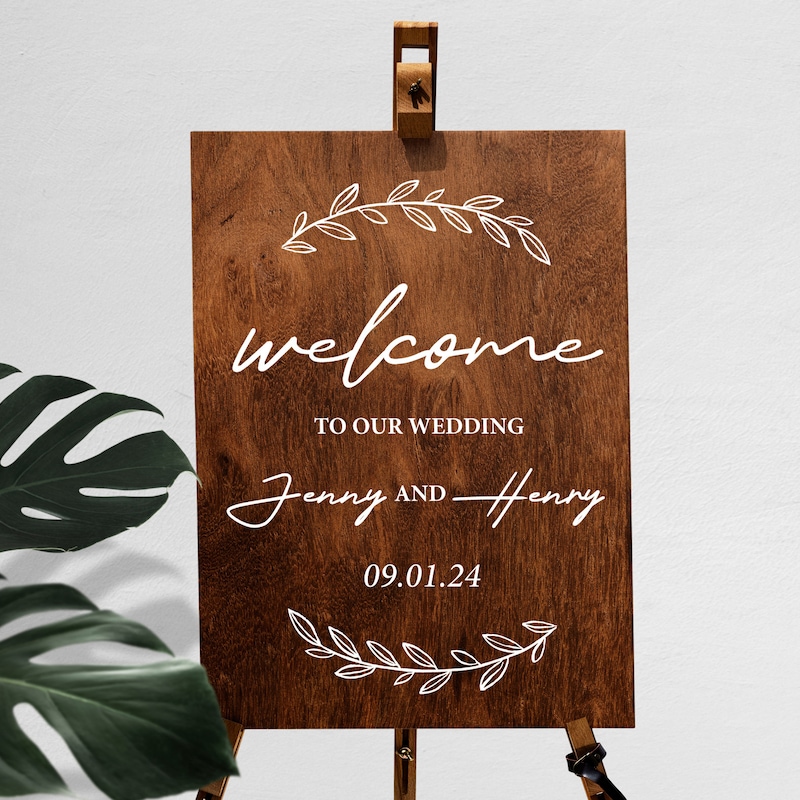 Wedding Sign Decal - Etsy