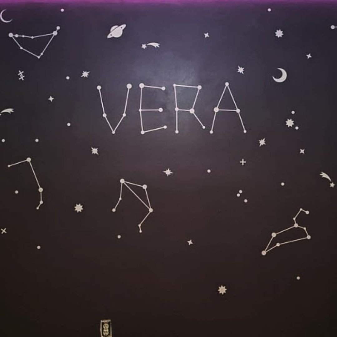 Star Name Wall Decal/ Space Sticker/ Constellation Personalized Stars ...