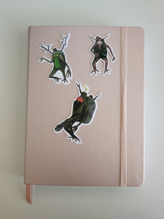 Sticker Set Valheim Black Forest Bad Guys Greydwarf Shaman - Etsy