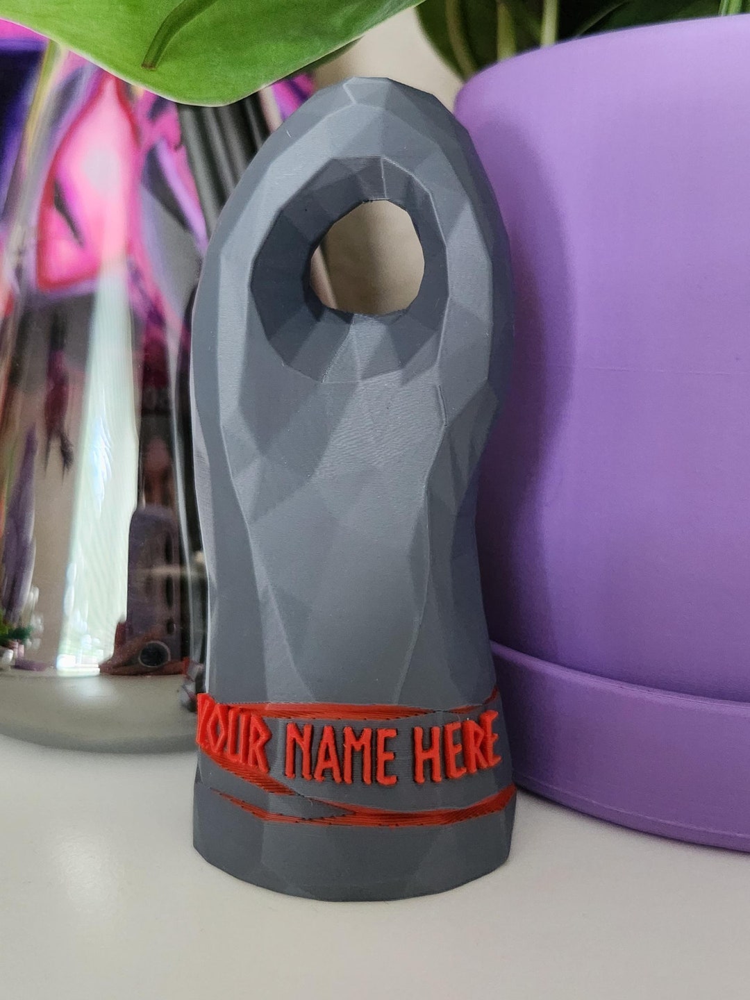 Custom 3D Printed Valheim Tombstone – Personalized Viking Body ...