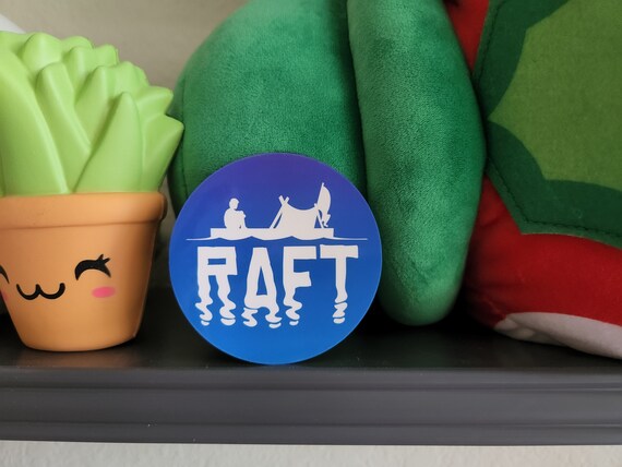 Raft Circle Sticker Die Cut Water Resistant Scratch Resistant | Etsy