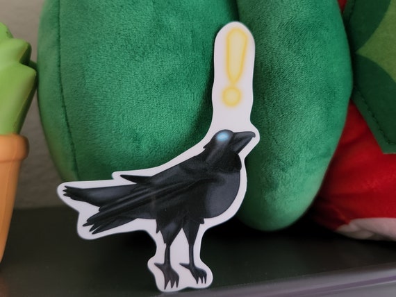 Valheim Hugin Sticker Die Cut Water Resistant Vinyl Laminated - Etsy