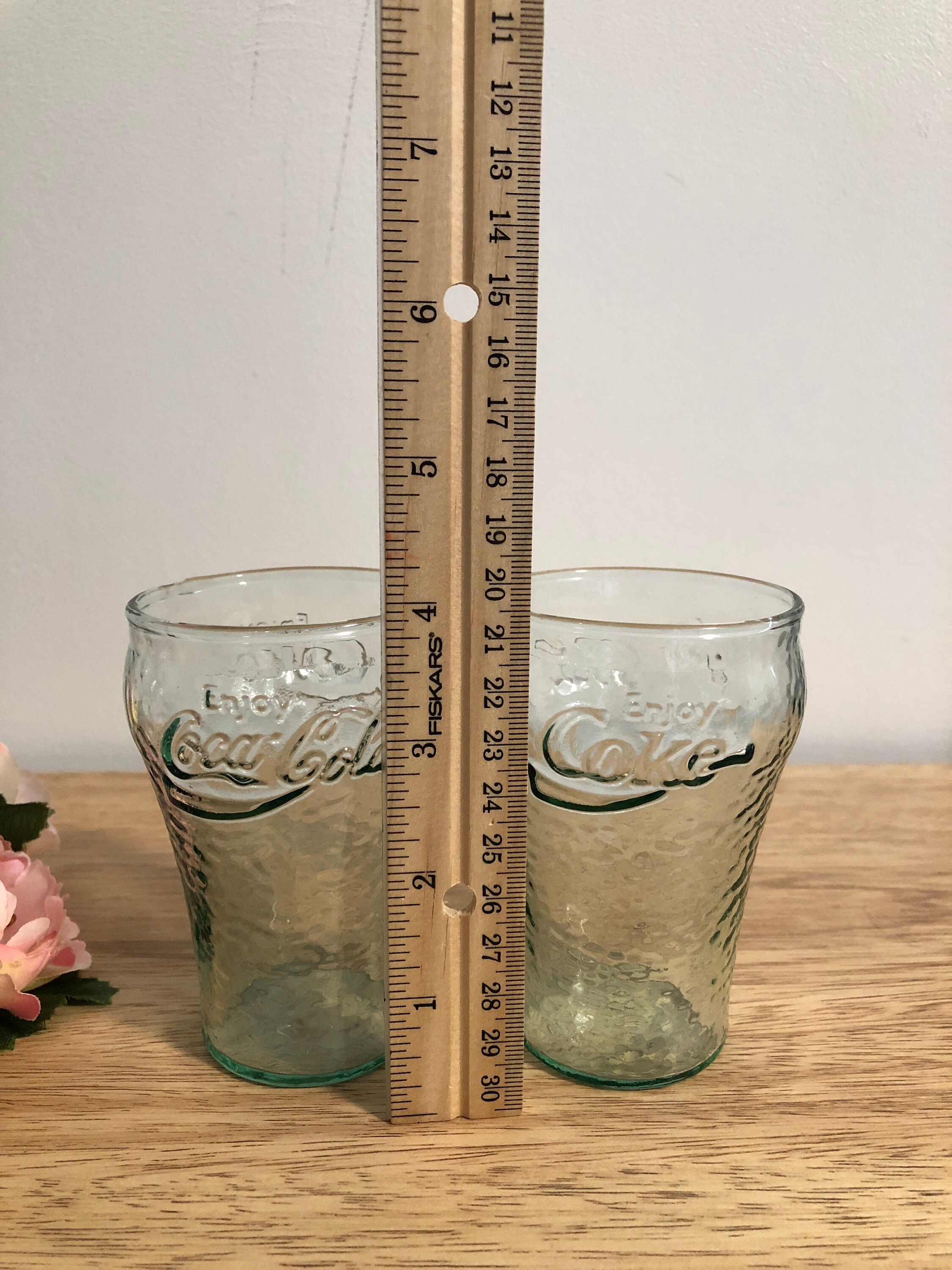 Coca-cola Small Pebble Drinking Glasses, Set of 2 - Etsy