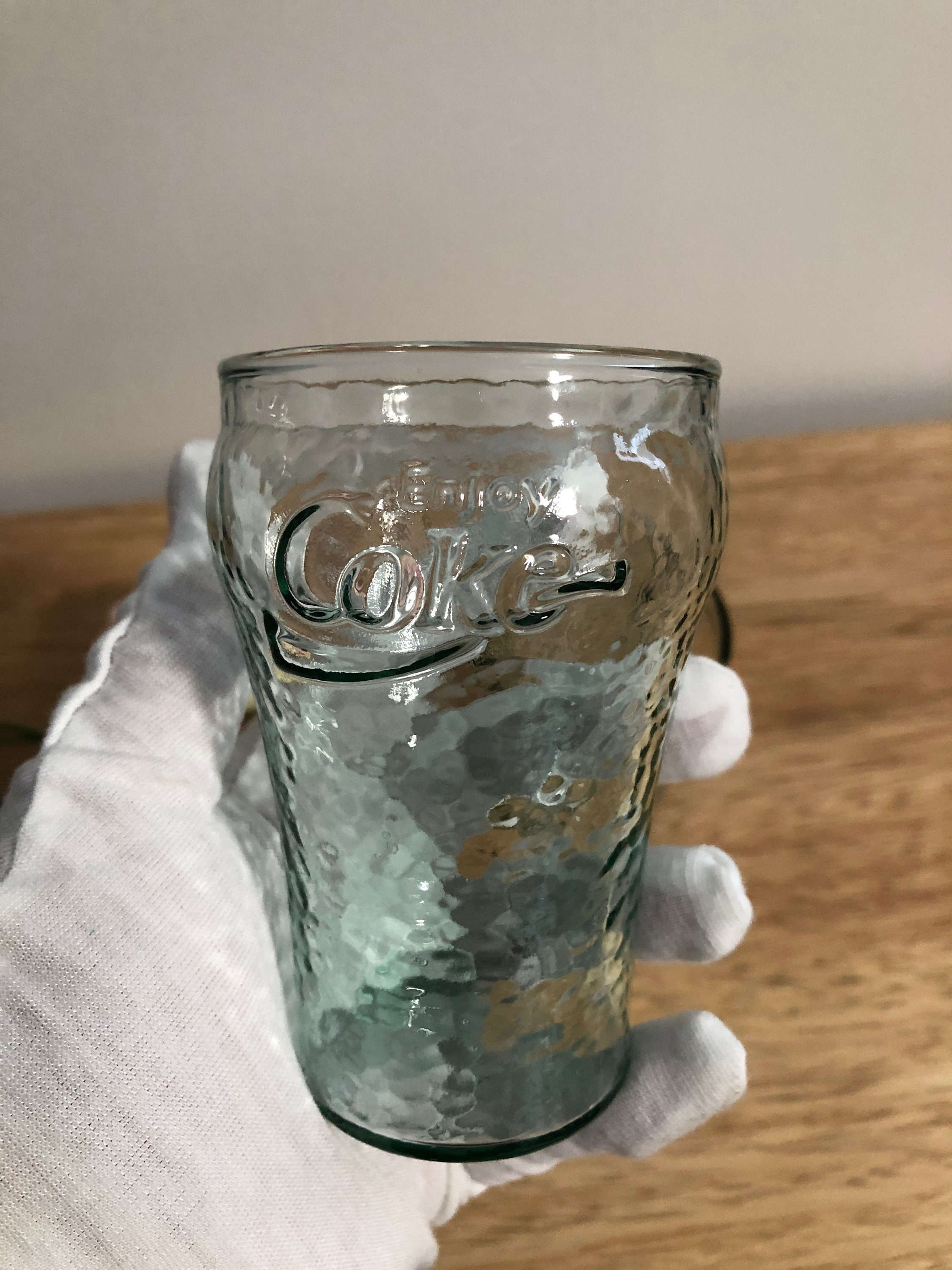 Coca-cola Small Pebble Drinking Glasses, Set of 2 - Etsy