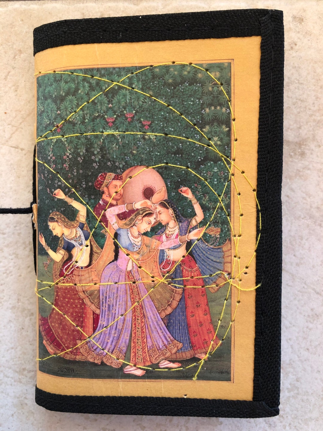 DANCING PRINCESSES Indian Design Notebook/ Notepad Made With Cotton ...