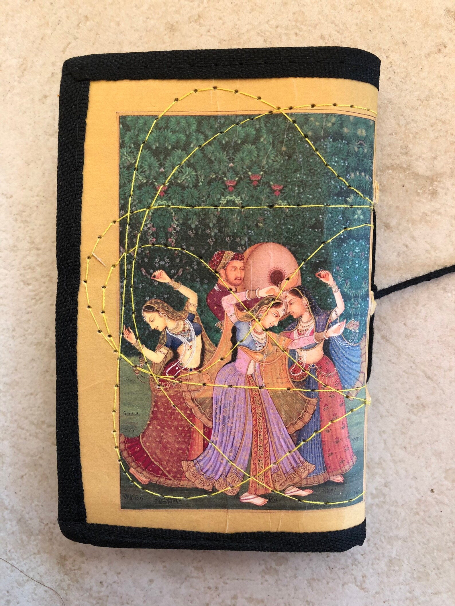 DANCING PRINCESSES Indian Design Notebook/ Notepad Made With Cotton ...