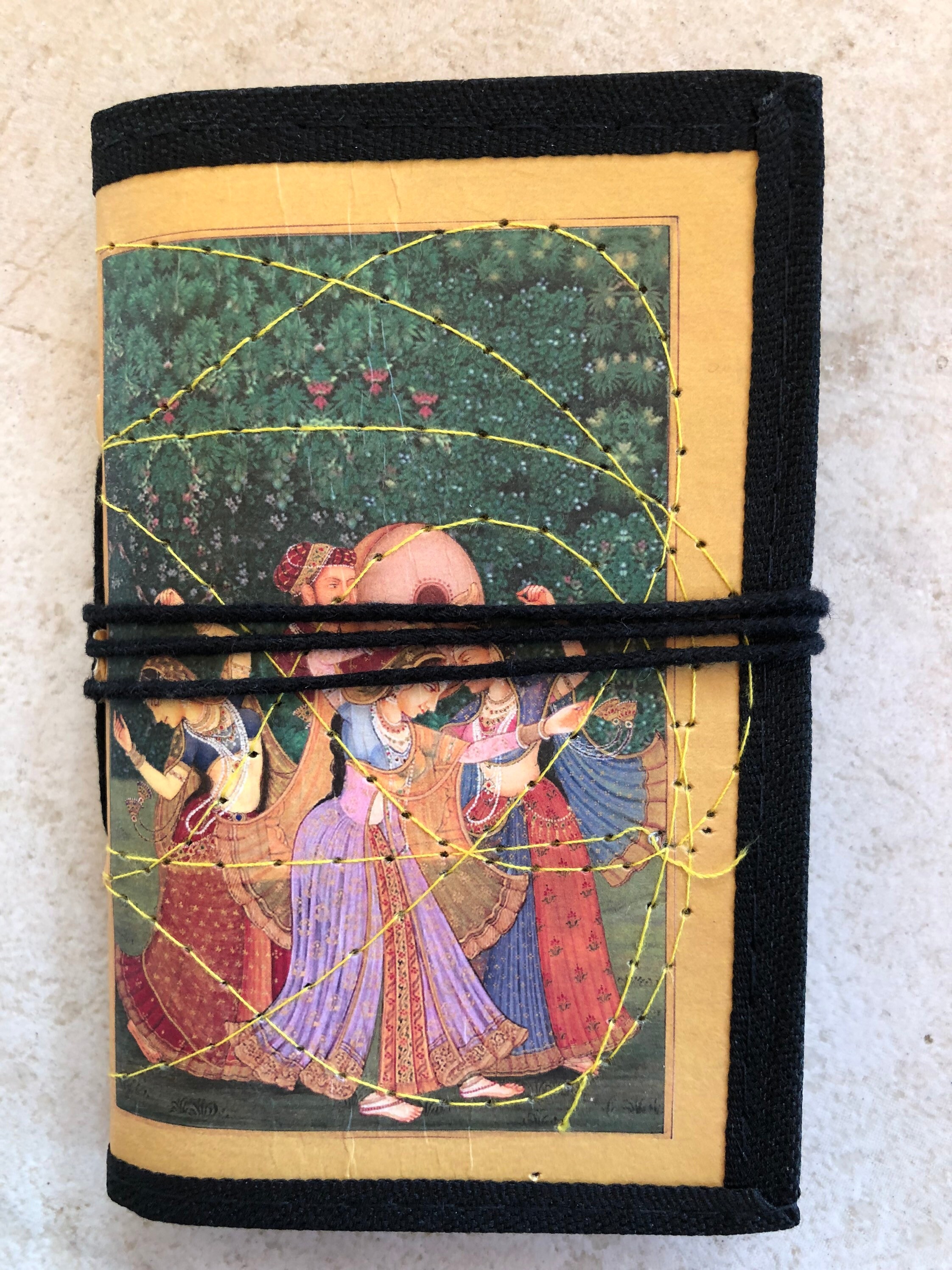 DANCING PRINCESSES Indian Design Notebook/ Notepad Made With Cotton ...