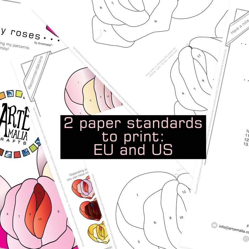 Digital Download ••• Stained Glass Pattern Suncatcher ••• Sexy Roses ...