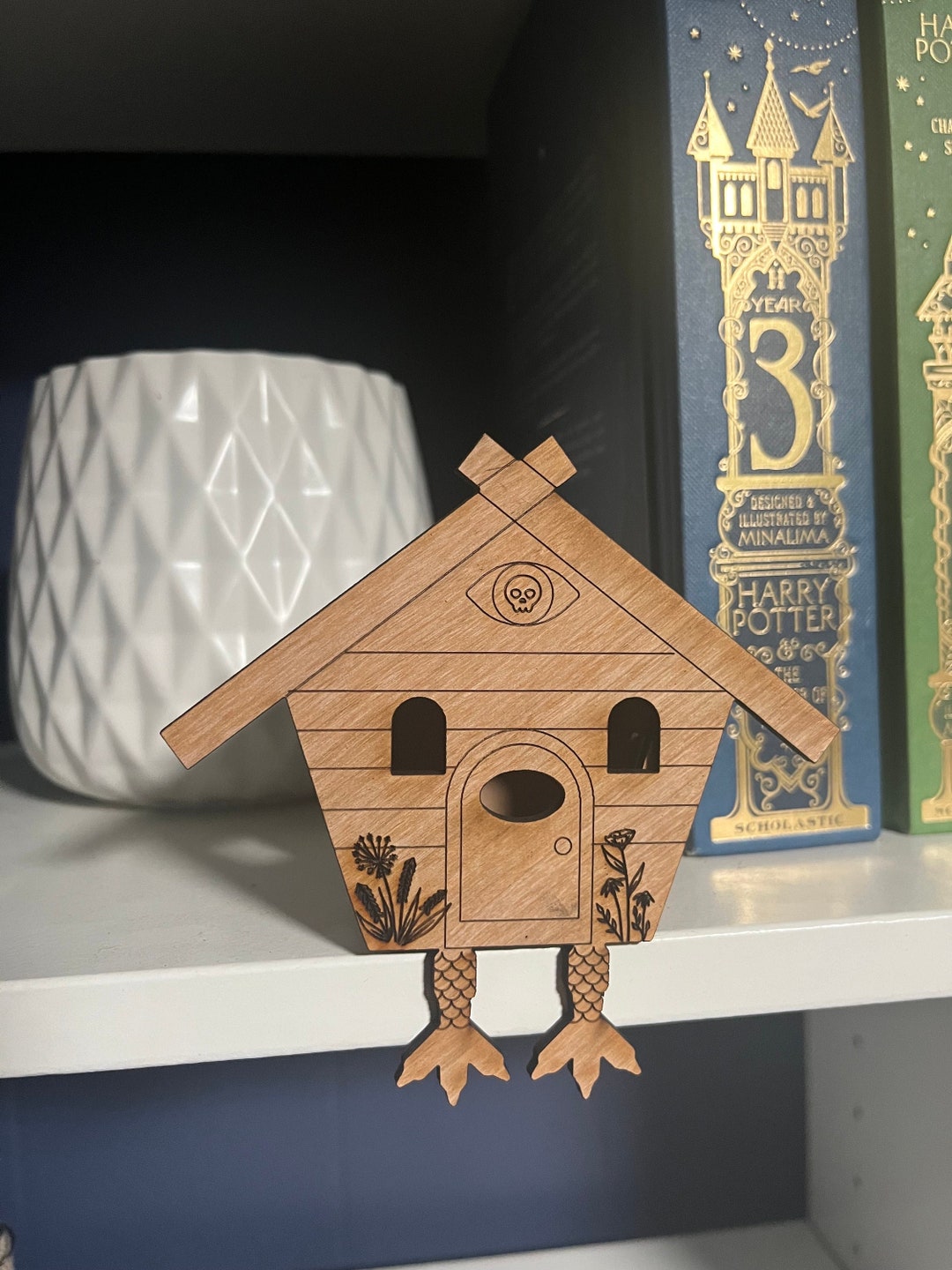 Plant Treehouse / Hag Hut / Baba Yaga Shelf Sitter - Etsy