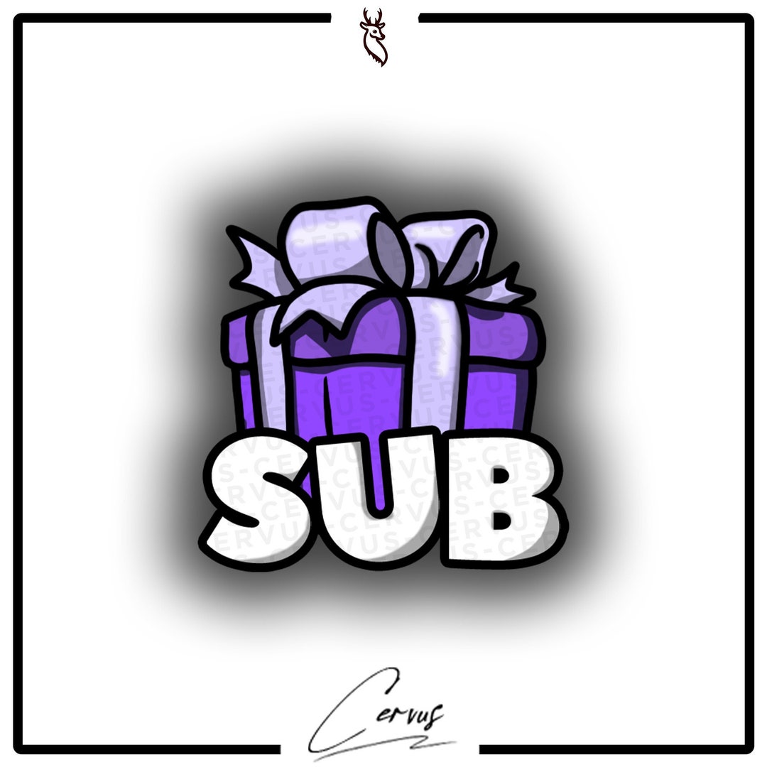 Gift Sub - Twitch Emote / Twitch Stream / Discord Emotes / Streamer ... Gift Sub - Twitch Emote / Twitch Stream / Discord Emotes / Streamer ...