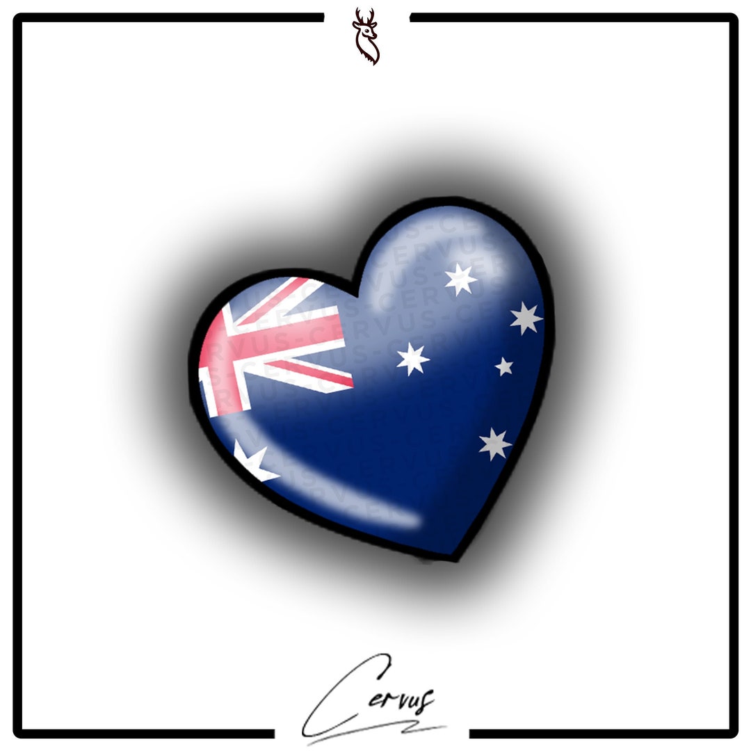Australia Heart - Twitch Emote / Twitch Stream / Discord Emotes ...