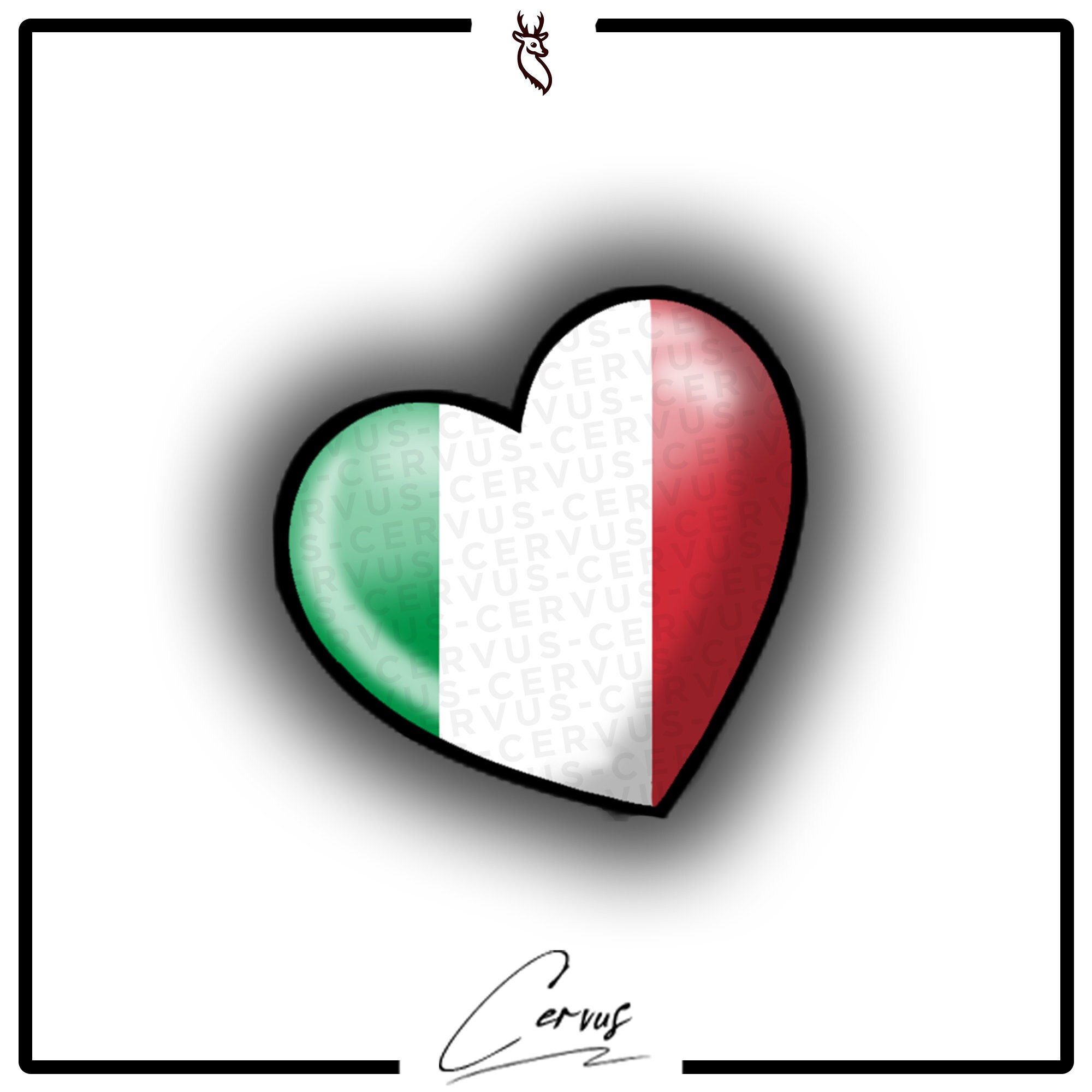 Italy Heart - Twitch Emote / Twitch Stream / Discord Emotes / Streamer ...