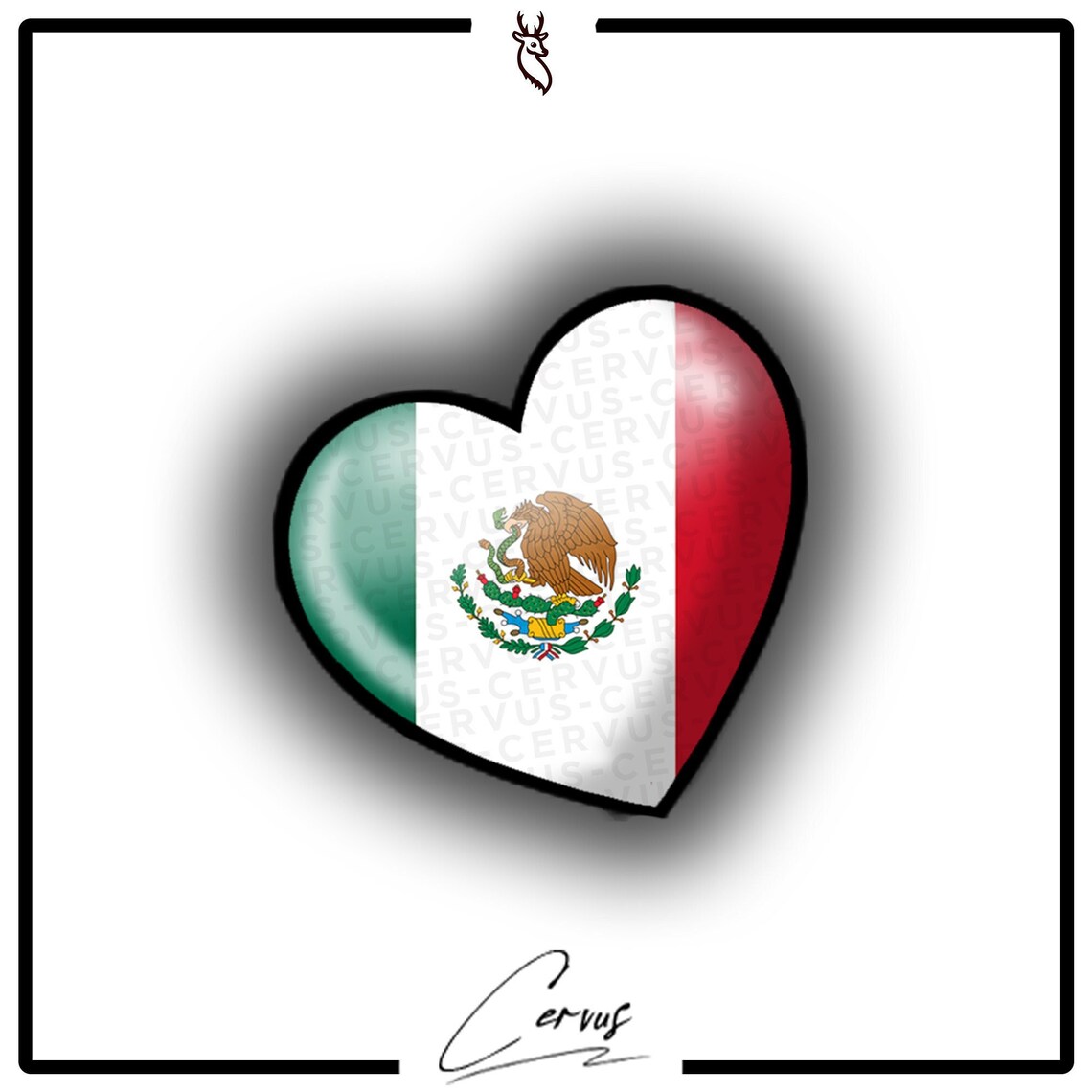 Mexico Heart - Twitch Emote / Twitch Stream / Discord Emotes / Streamer ...