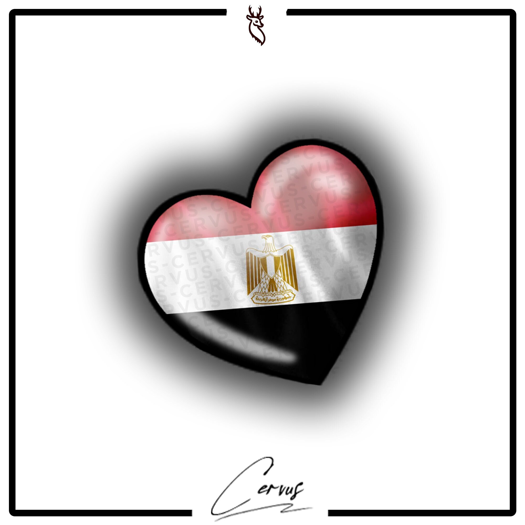 Egypt Heart - Twitch Emote / Twitch Stream / Discord Emotes / Streamer ...