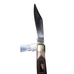 Vintage Schrade Old Timer 8OT Stainless Steel Made in USA Pocket Knife ...