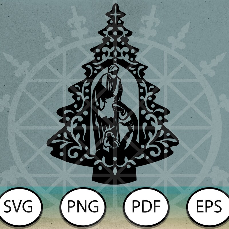 Nativity Scene Svg - Etsy