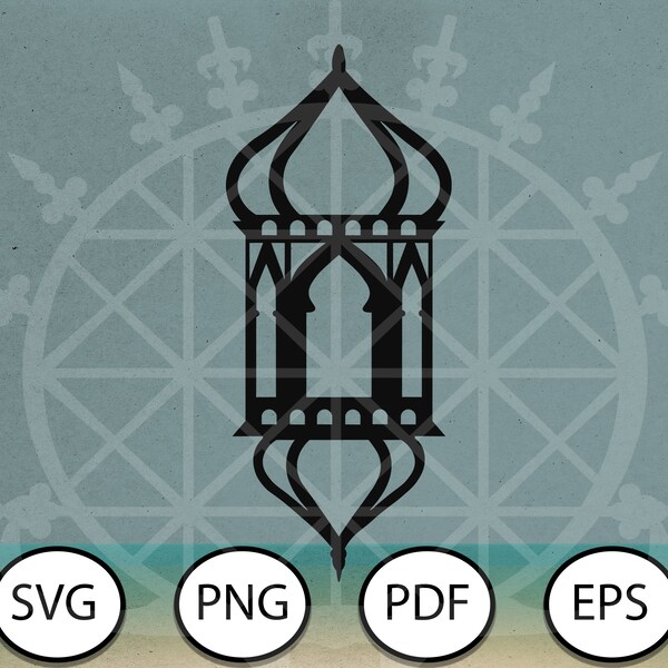 Ramadan Lantern Svg - Etsy