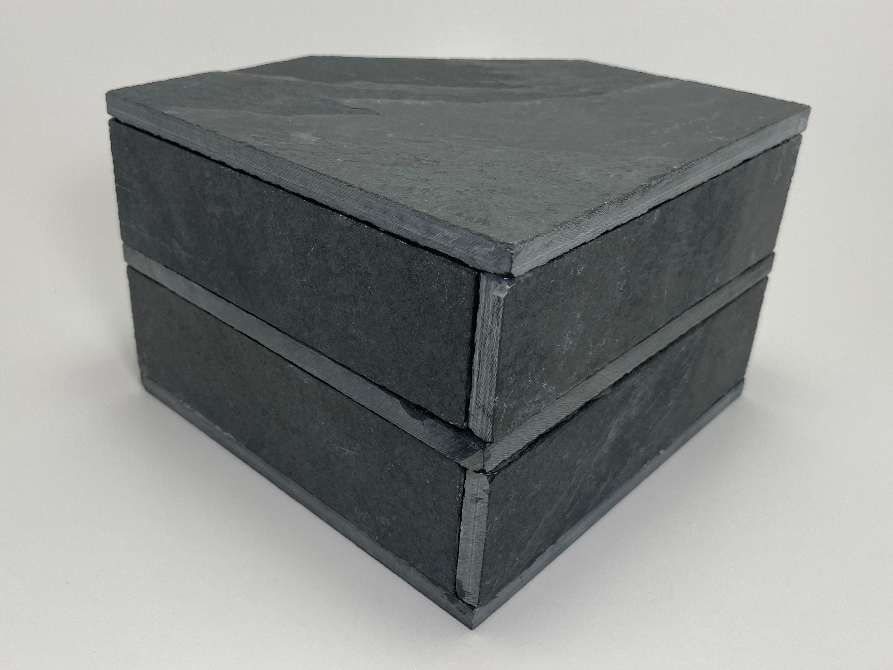 Double Slate Cave Hide 6x6x4" for Plecos / Fish / Shrimp / Reptile ...