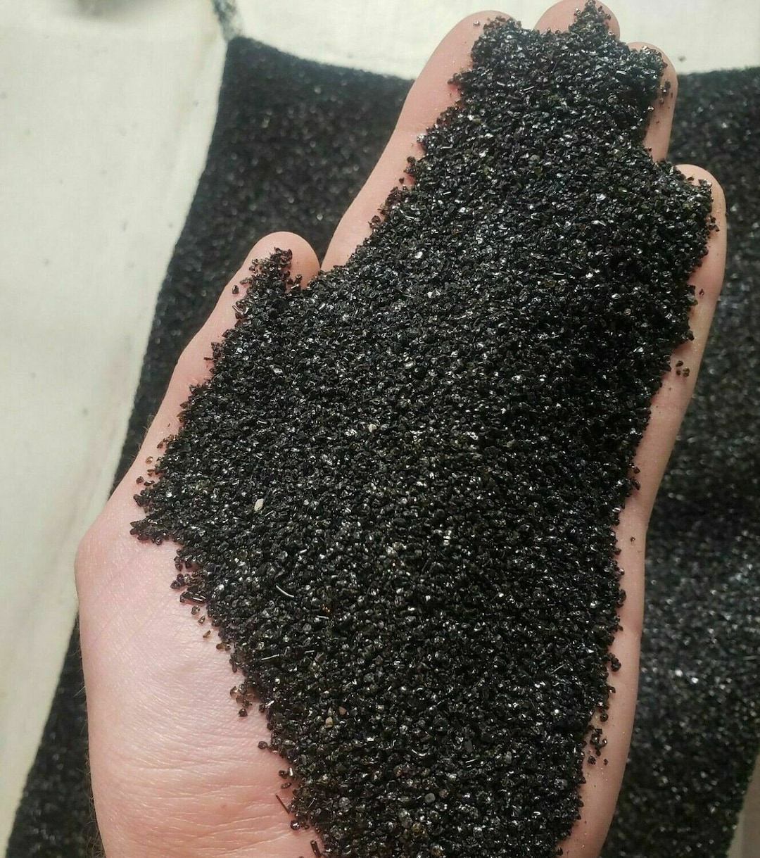 Black Aquarium Substrate - Medium Sand - 10lbs 25lbs 35lbs 45lbs - Etsy