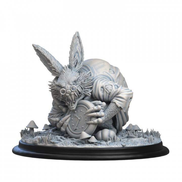 White Rabbit Creature Creepyland Siryllart - Etsy