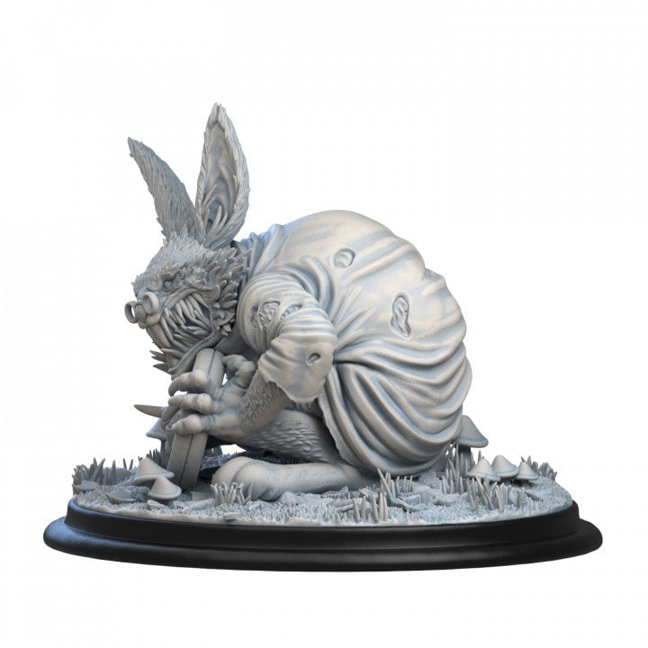 White Rabbit Creature Creepyland Siryllart - Etsy