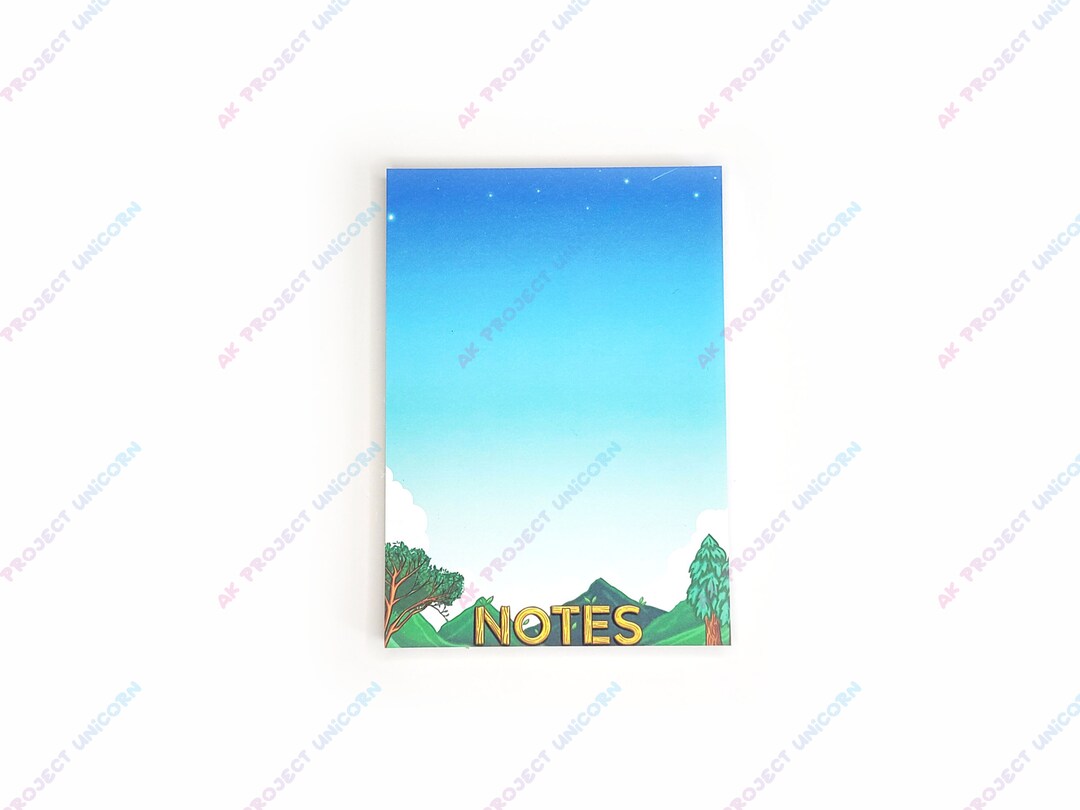 Stardew Valley Inspired Tear-off Notepad | Tear off Notepad, Cute ...