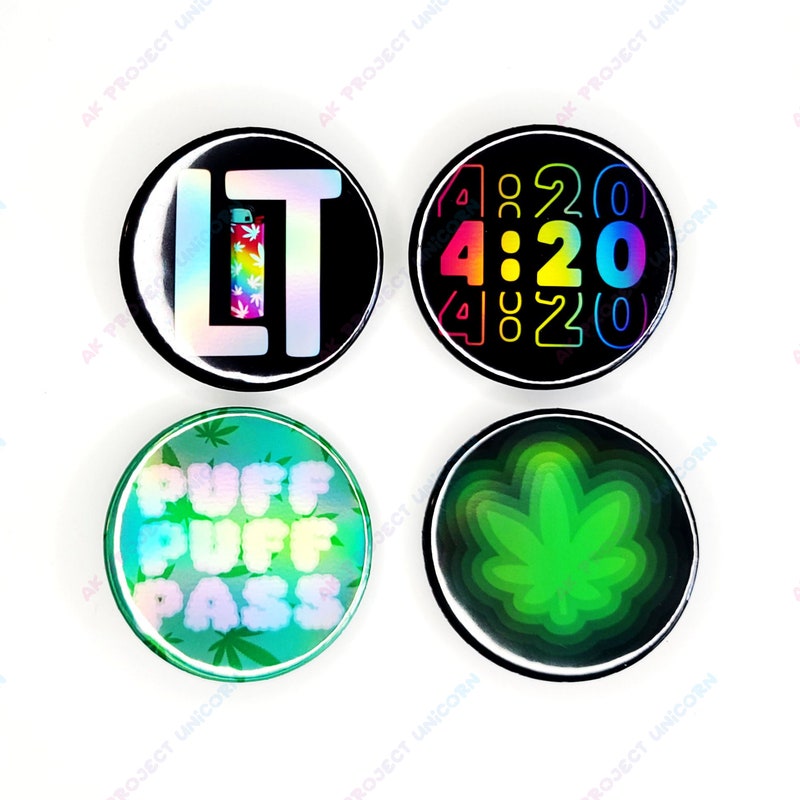 Stoner Pins - Etsy